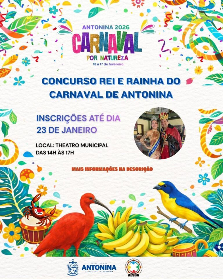 Concurso Rei e Rainha – Secretaria de Comunicação de Antonina